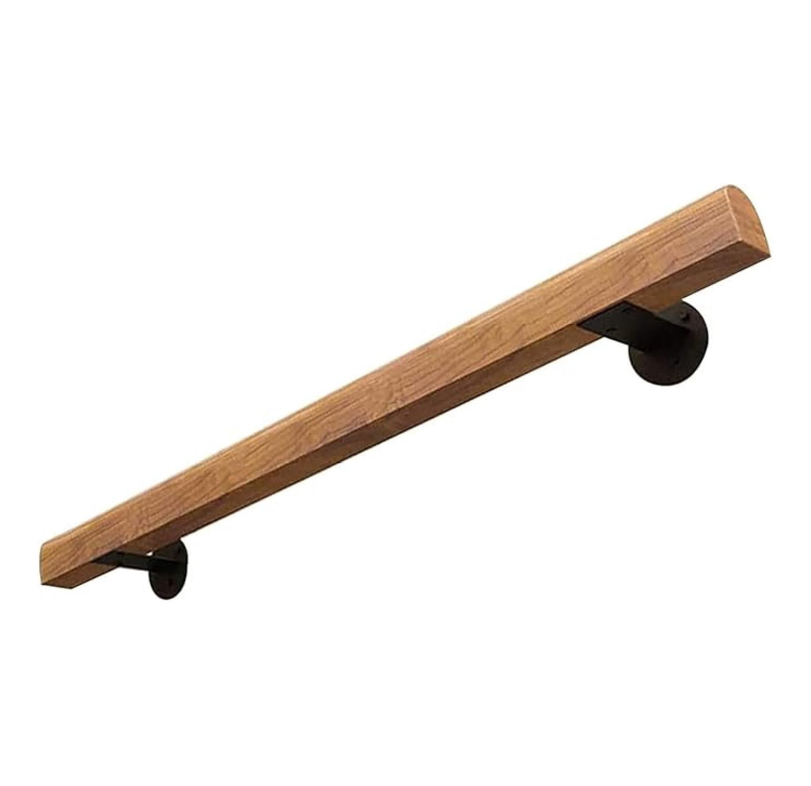 Wooden Stair Handrail, Single Piece Handrails, Safety Anti-Slip Wall ...