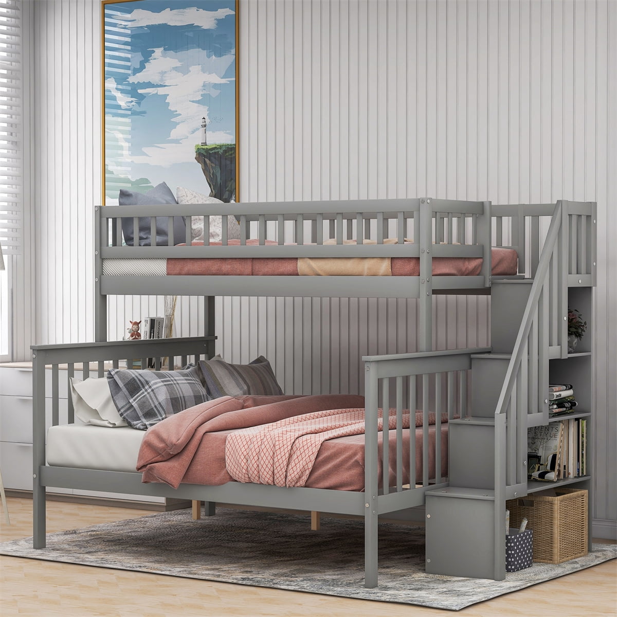 Stairway Twin Bunk Bed