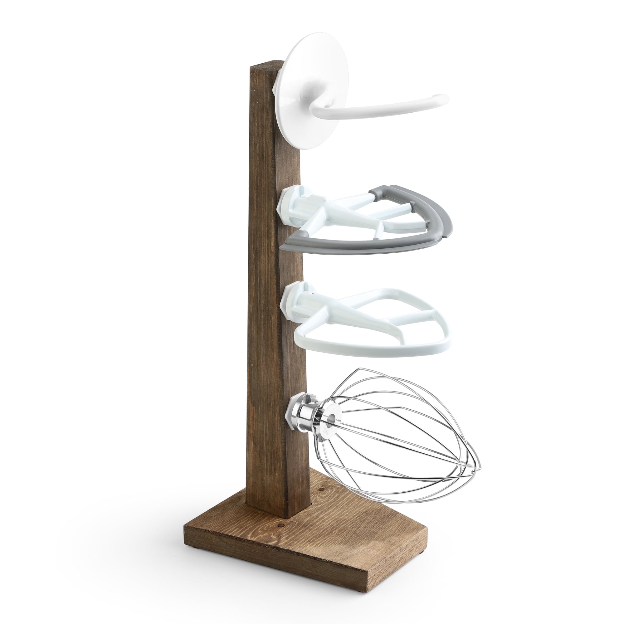 Wooden Stand Mixer Attachment Holder, Compatible with Kitchenaid Stand ...