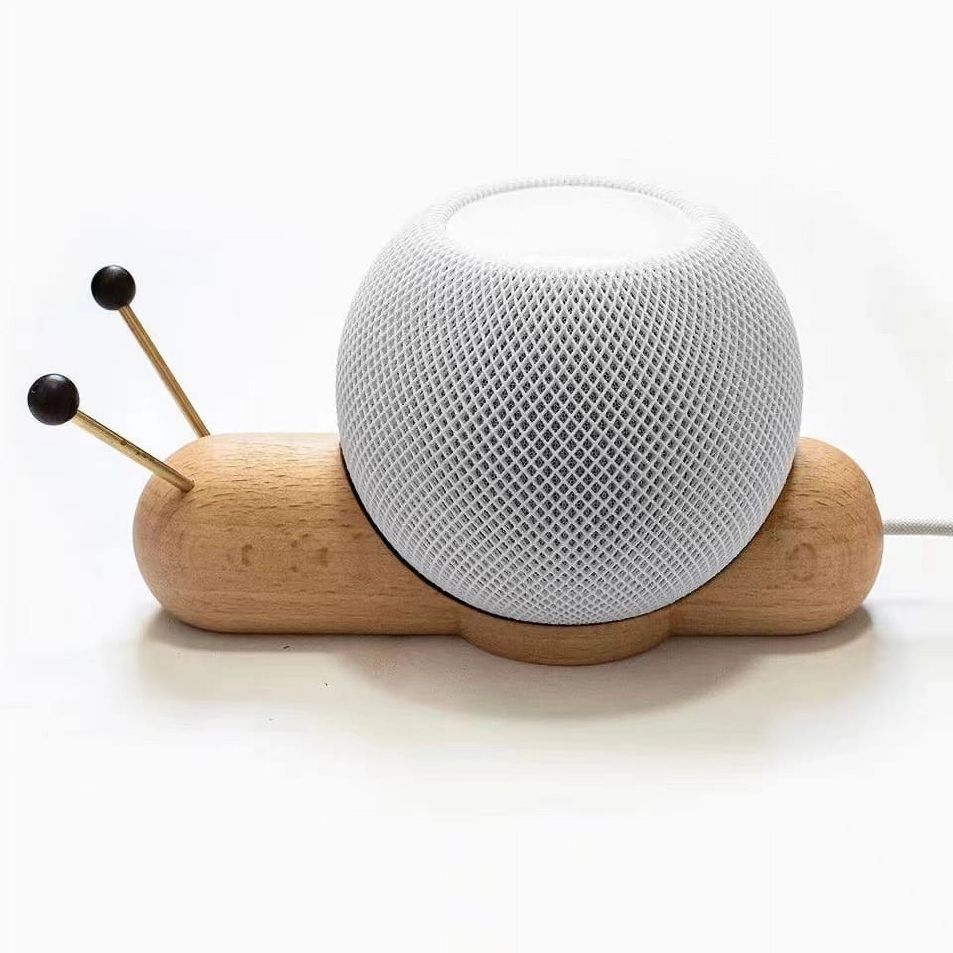 Wooden Stand for HomePod Mini,Real Wood Desktop Speaker Base Bracket ...