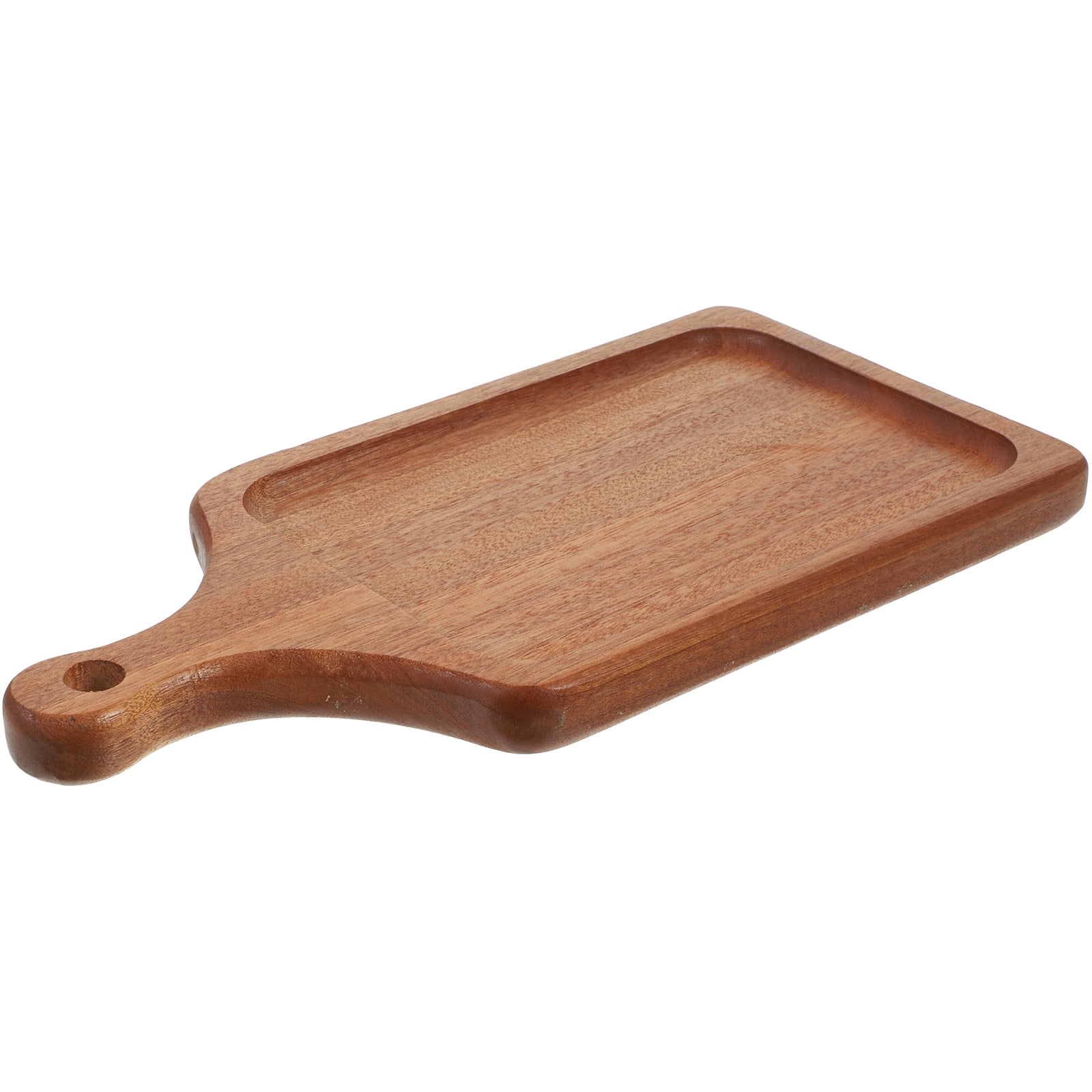 Raindrops Smooth Wood Charcuterie Board Light Brown for Food Serving ...