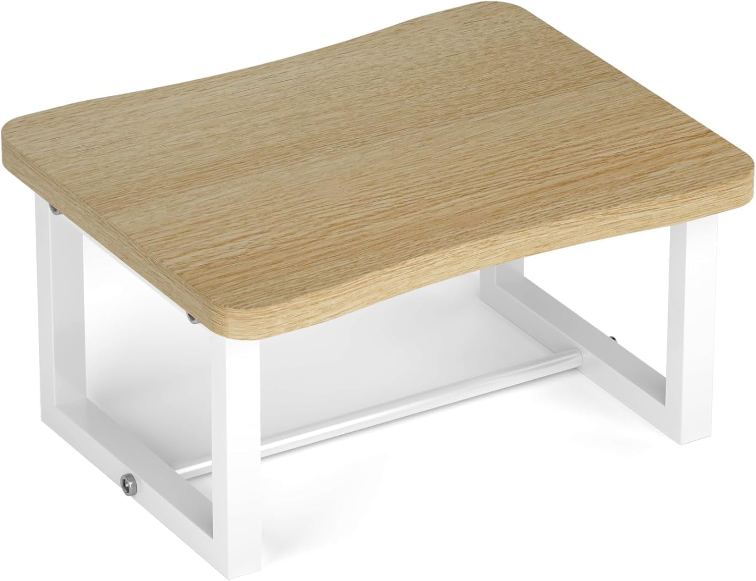 Wooden Step Stool with 500 Pounds, Wide Bed Step Stool for Adults，Wood ...