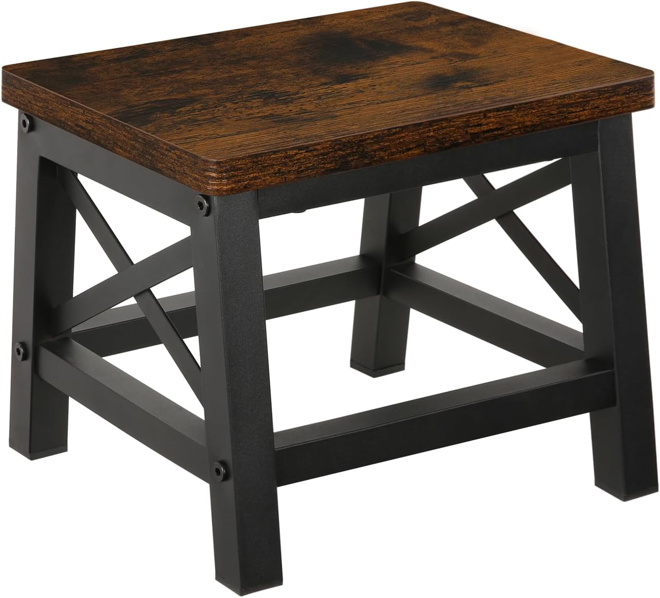 Wooden Step Stool for Adults and Kids, Rectangular Step Stool for High ...