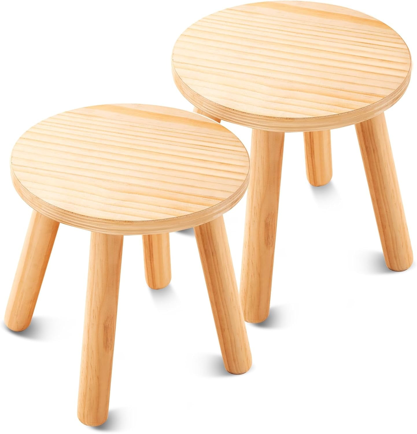 Wooden Step Stool for Kids, 10 Inch Solid Kids Chairs fit with Sensory ...