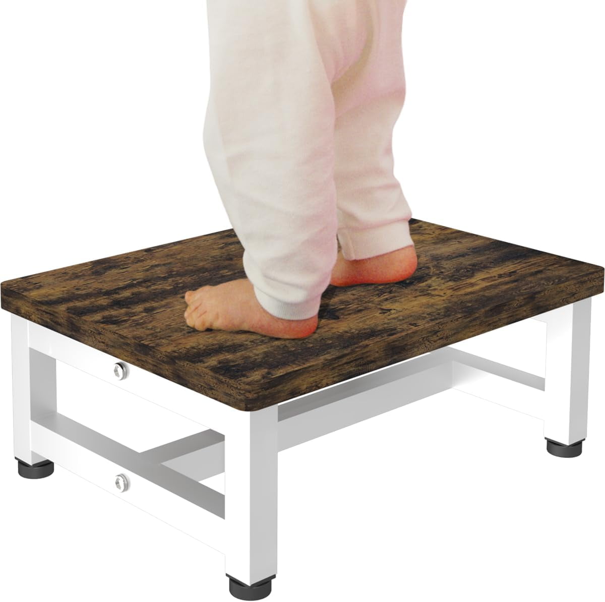 Wooden Step Stool for Toddlers Kids and Adults, Heavy Duty Stepping ...