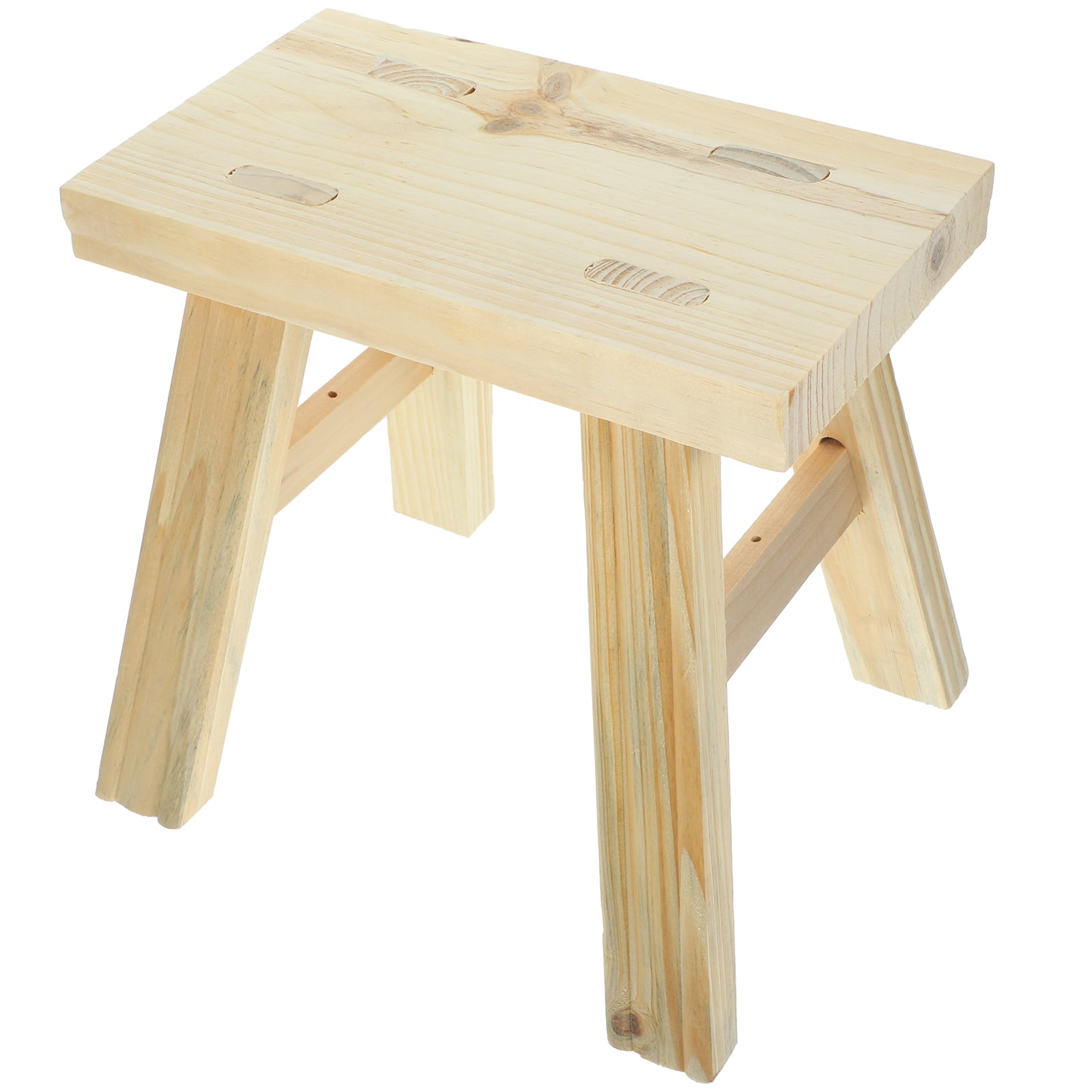 Leifggao Small Wood Stool Wood Step Stool Children Stepping Stool Wood ...