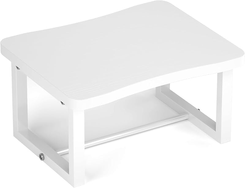 Wooden Step Stool with Non-Slip mat,Bed Steping Stool for Adult Hold up ...