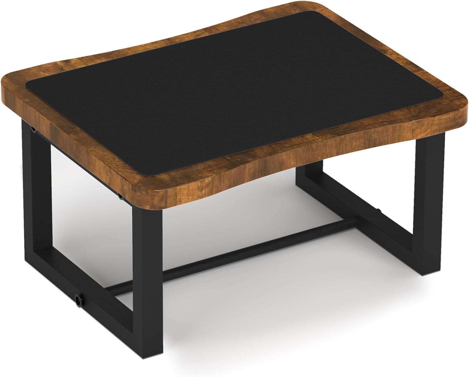 Wooden Step Stool with Non-Slip mat,Bed Steping Stool for Adult Hold up ...