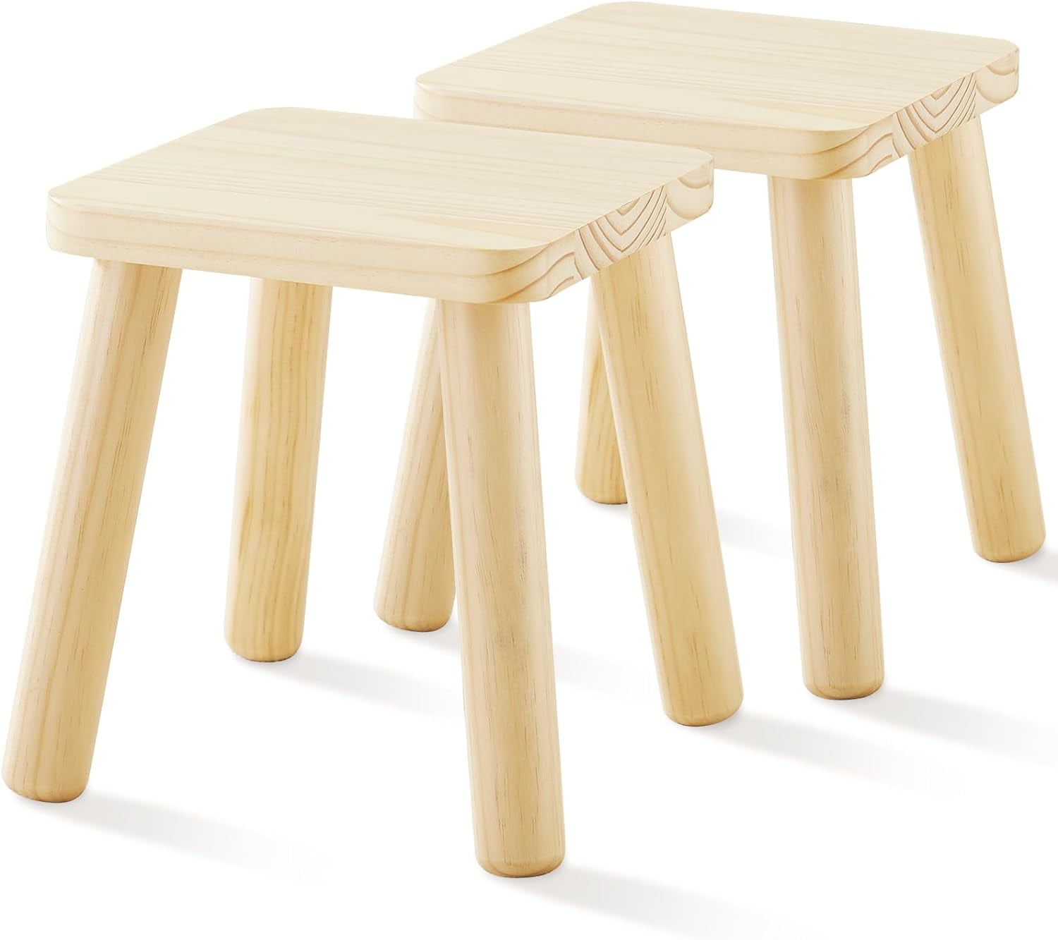 Wooden Step Stools for Kids, Children's Stool fit with Sensory Table ...