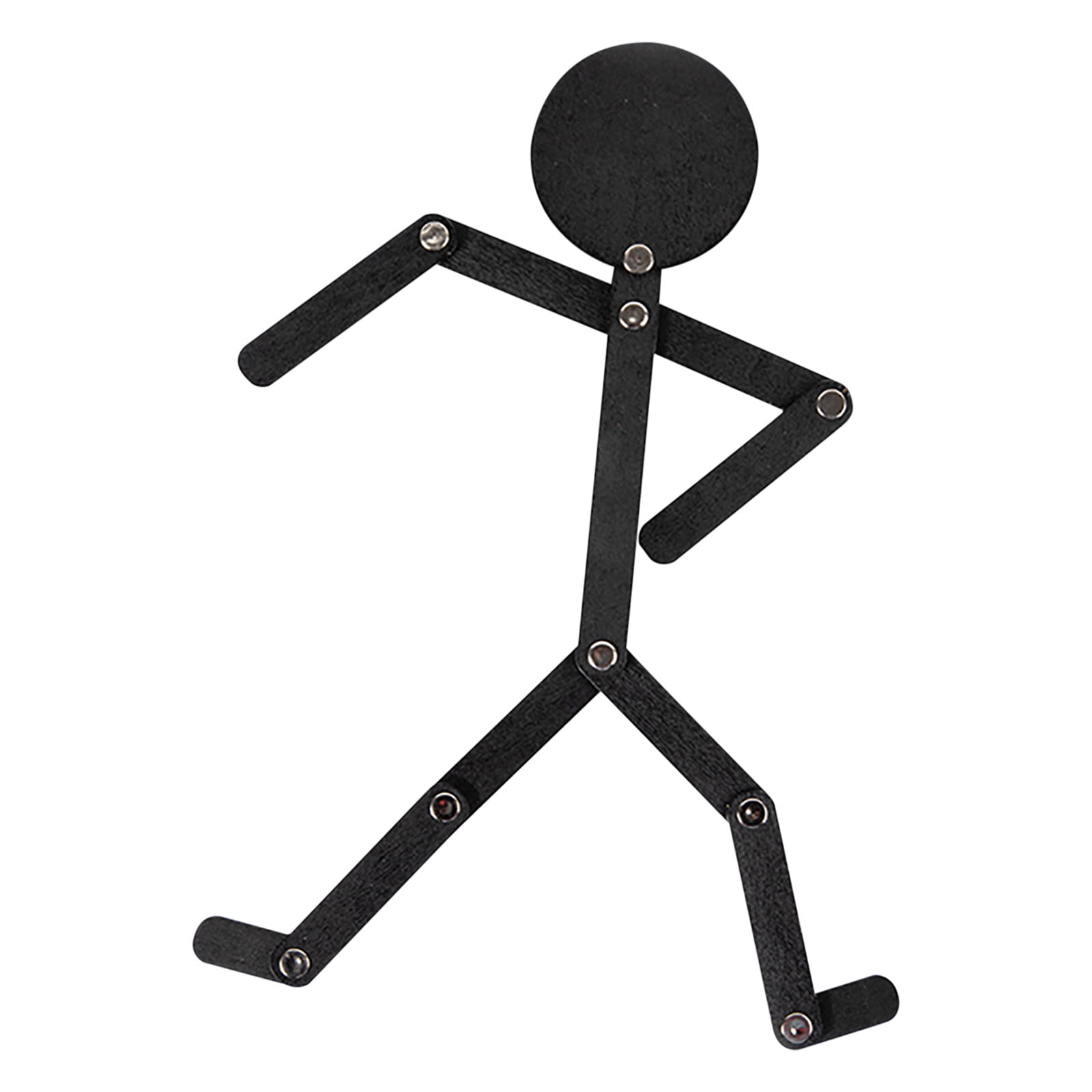 Wooden Stick Figure Sports Action Puzzle Toy Childrens Observation ...