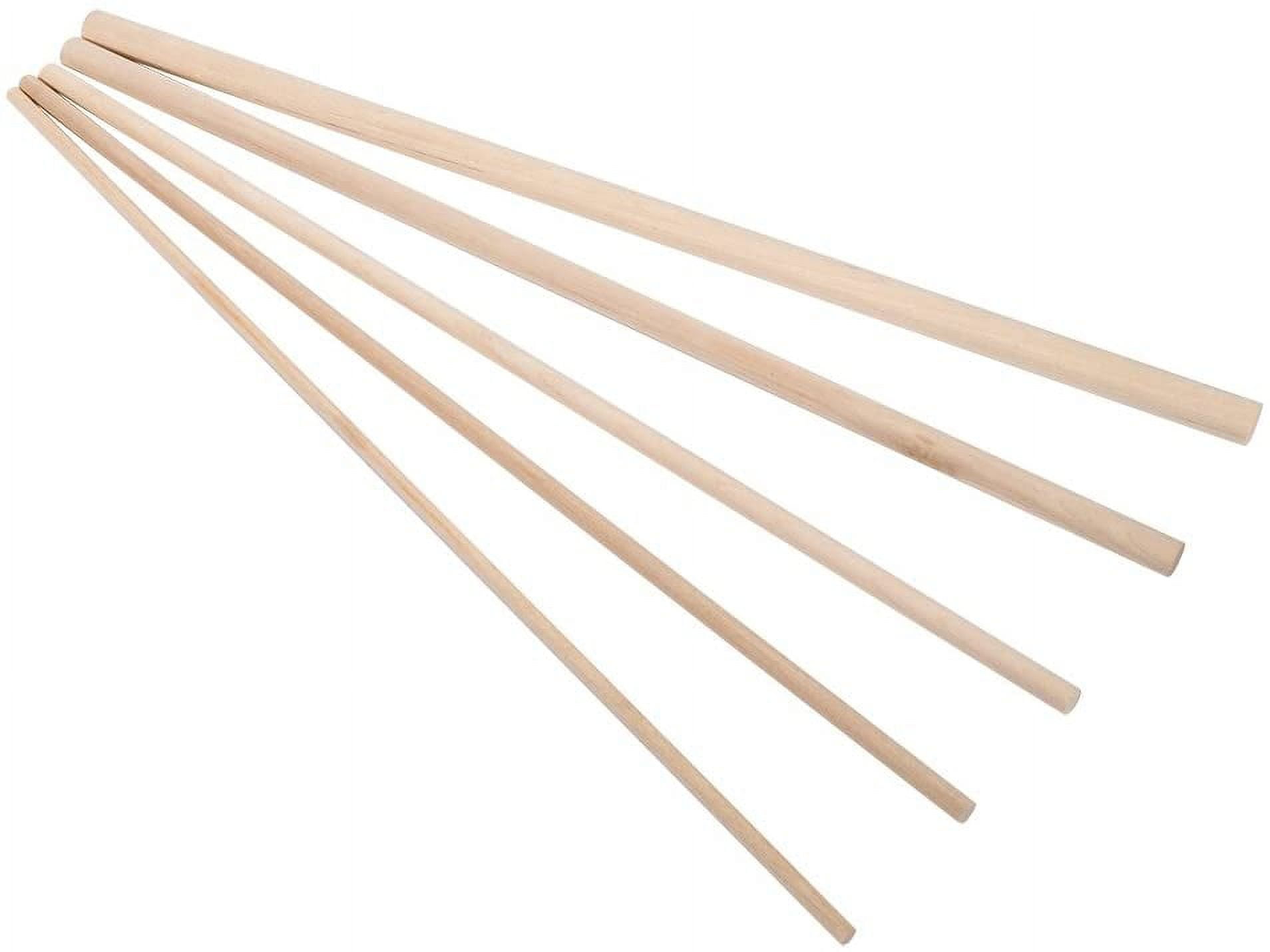 Wooden Sticks, Wood Dowel Rods 30cm, 3 4 5 6 8 10mm Optional ...