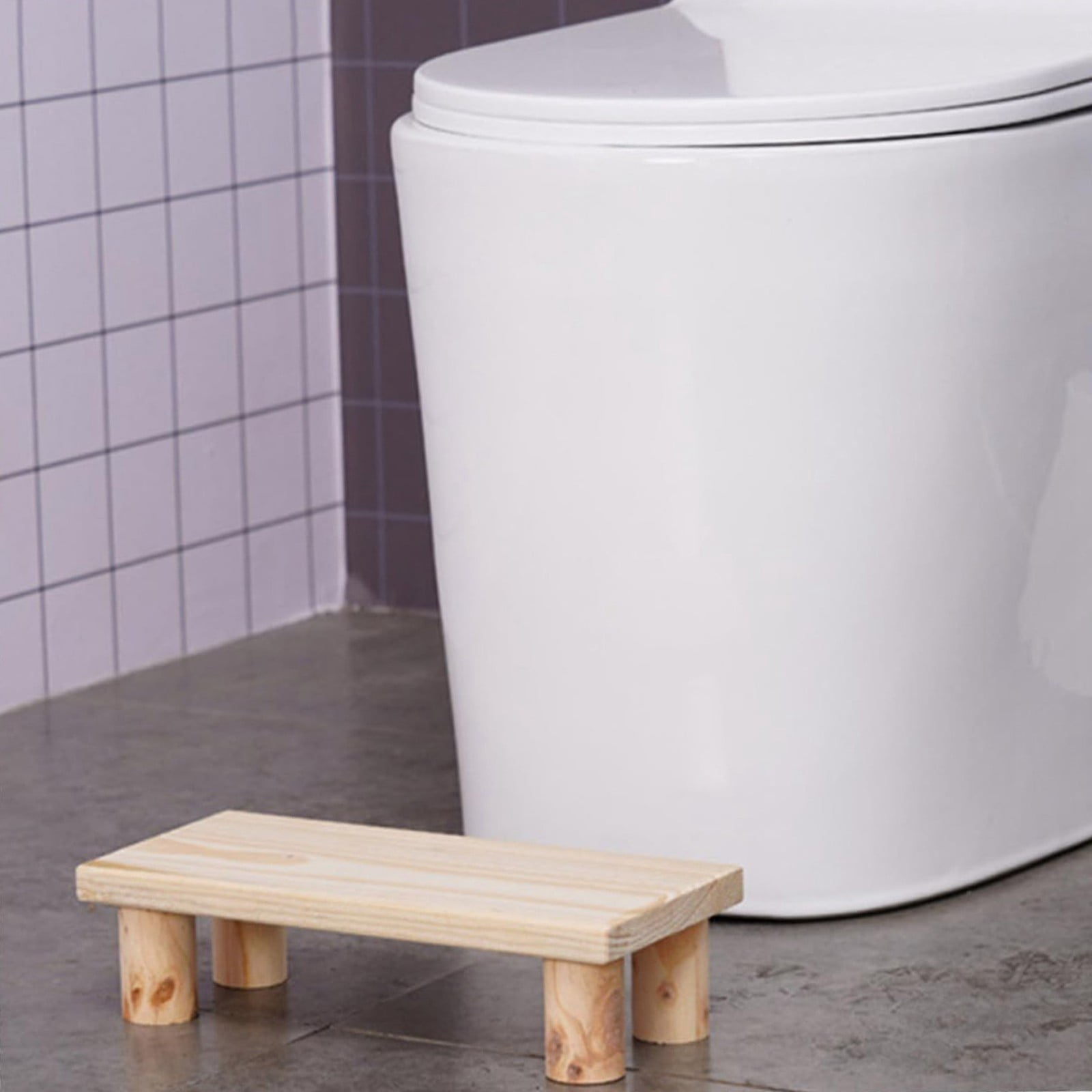 Wooden Stool Small Bedside Step Stool Shower Stool Stool Bathroom Stool ...