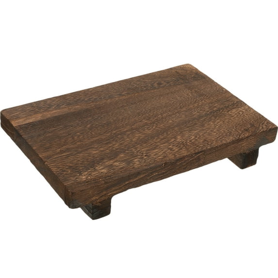 Wooden Stool Tray Display Shelf Wood Riser Farmhouse Soap Holder ...