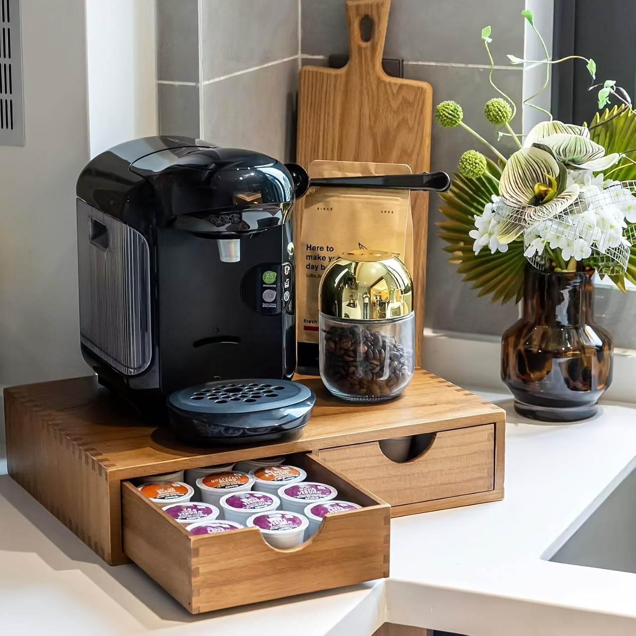 Wooden Storage Cabinet with Drawers - Heavy-Duty Multi-Drawer Wood ...