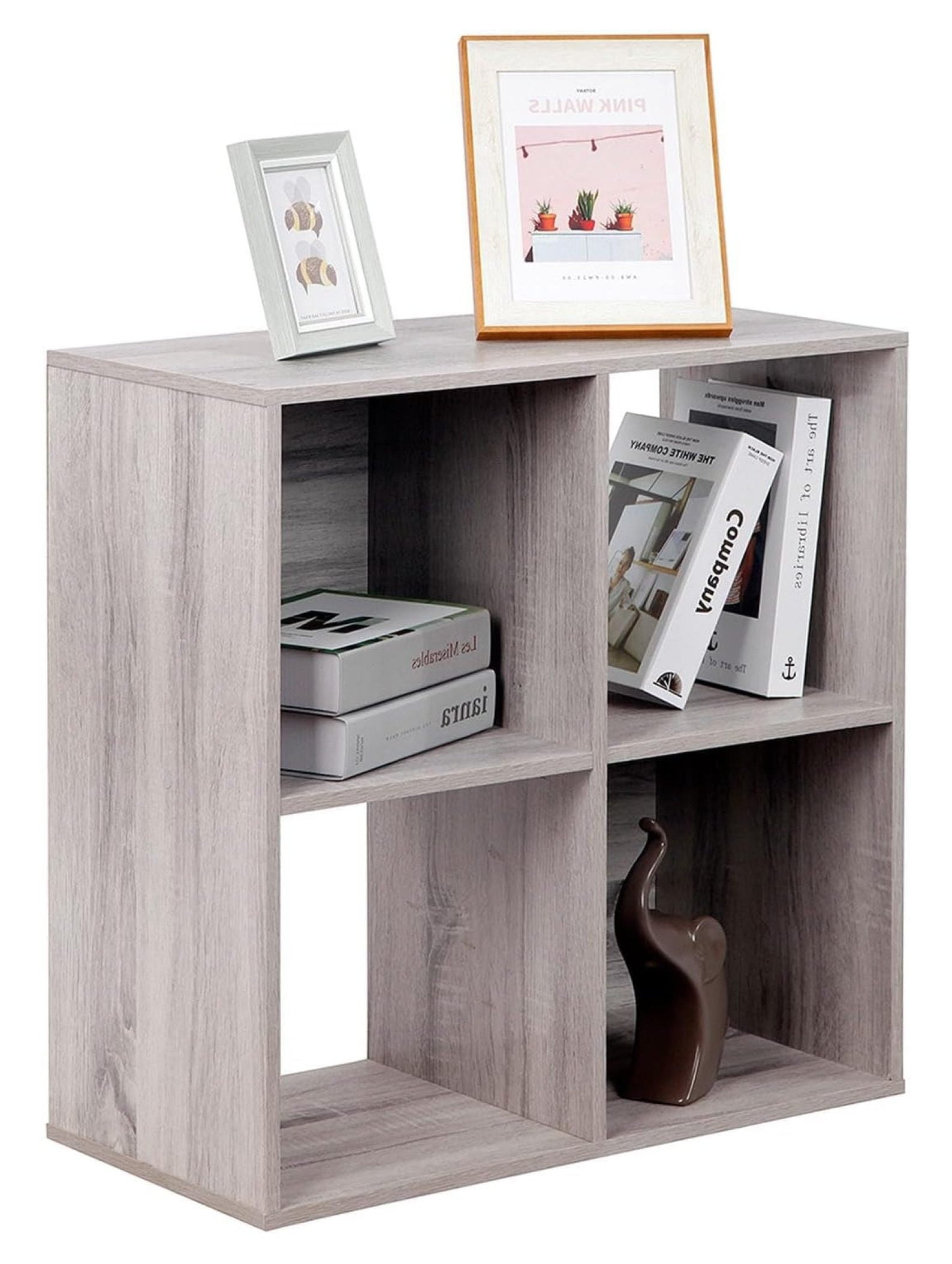 Wooden Storage Cubes Bookcase, Unit Shelf, Closet Cabinet, Organizer ...