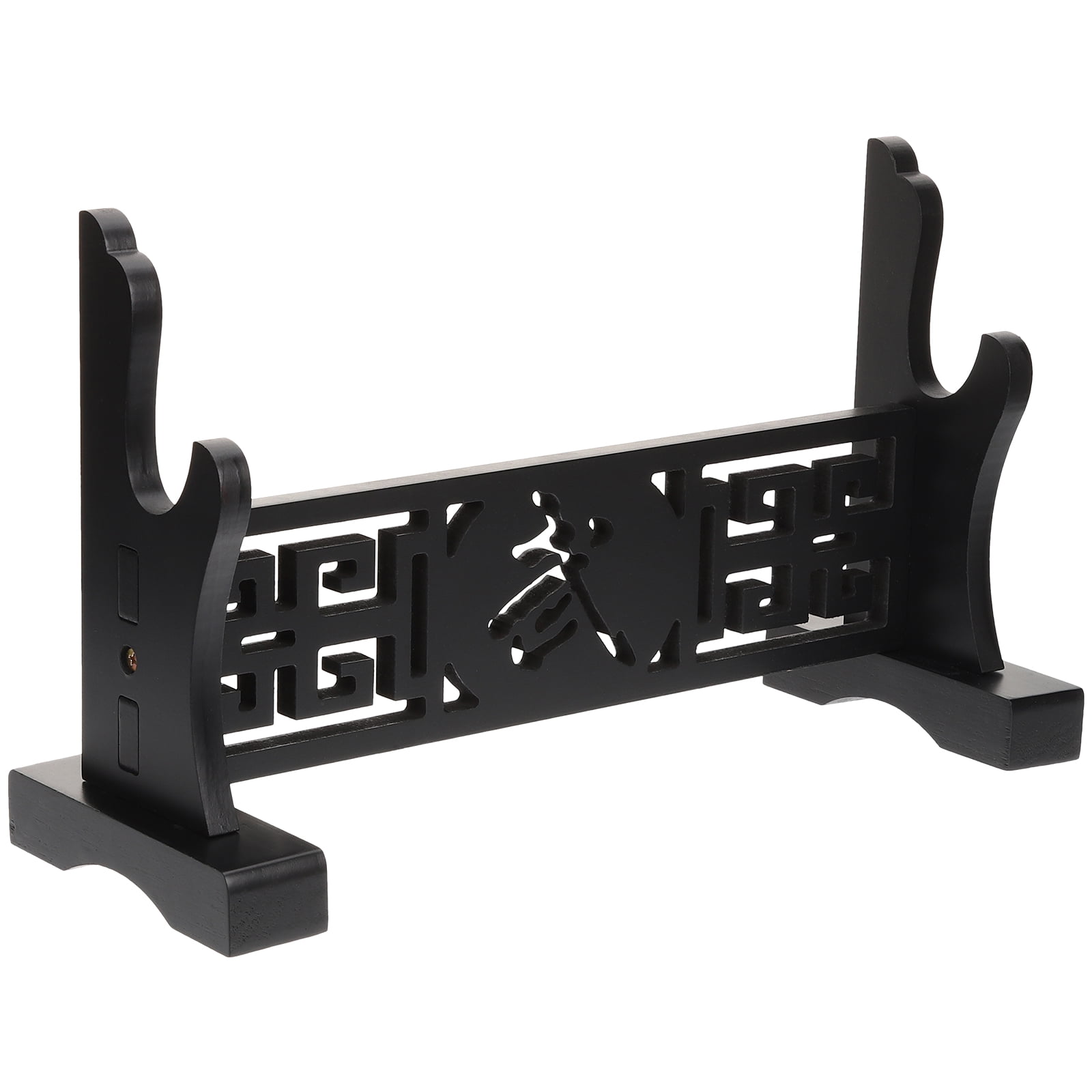 Wooden Sword Holder Tabletop Stand Japanese Swords Craft Show Display ...