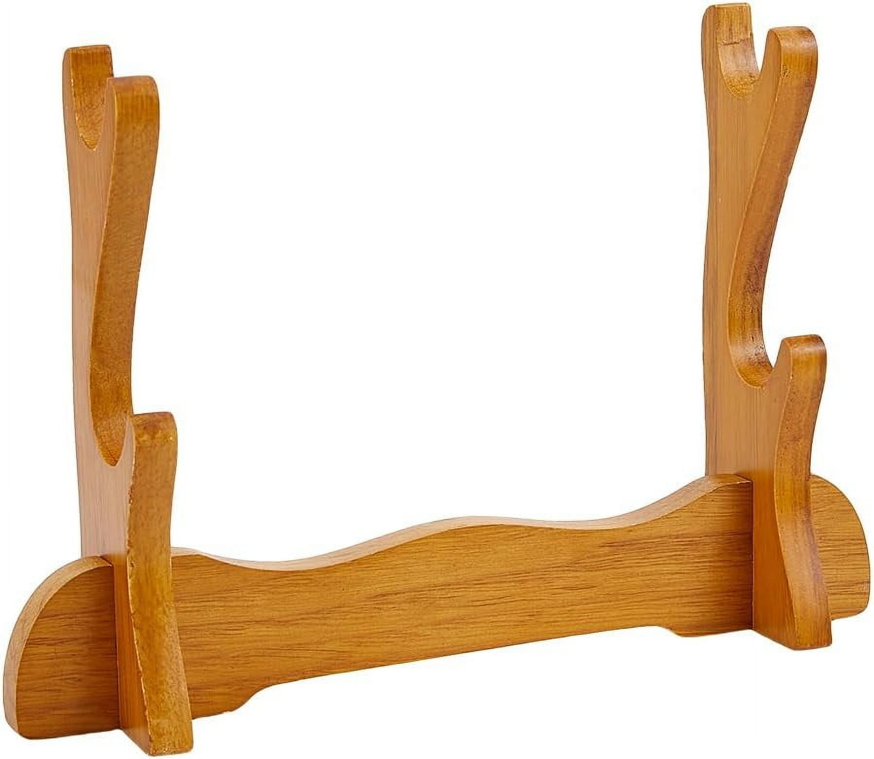 Wooden Sword Katana Holder Stand Bracket Samurai Sword Display Easels ...