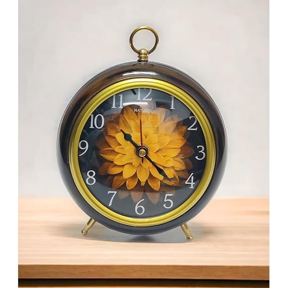 Wooden Table Clock for Home Decor, Office Desk, Study Table, Showpeice ...