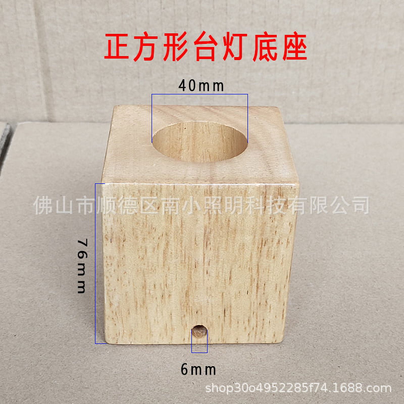Wooden Table Lamp Base E27 Lamp Base Desk Lamp Holder Wooden Base for ...