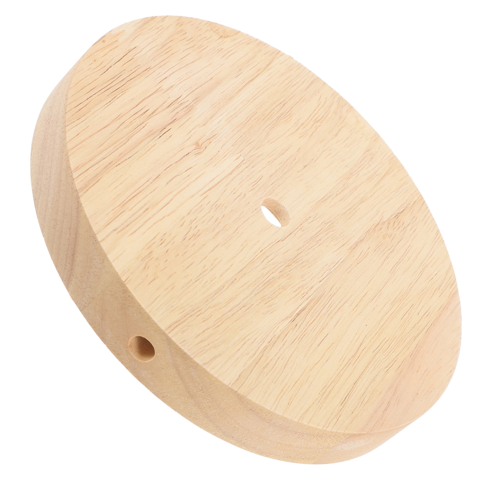 Wooden Table Lamp Base Round Lamp Display Base Wood Display Pedestal ...