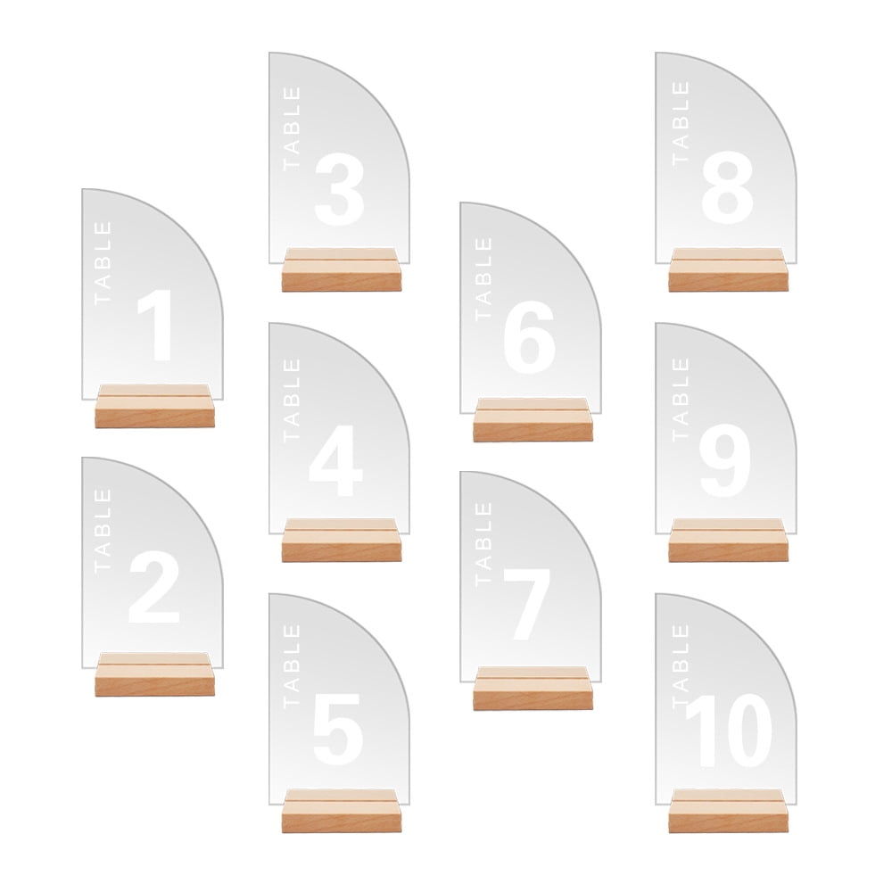 Wooden Table Numbers Rattan Wedding Table Numbers with Wooden Base ...