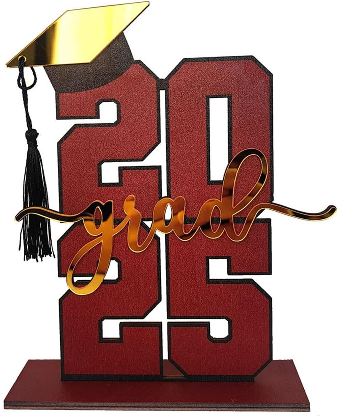 Wooden Table Sign Class of 2025 Graduation Decorations Sign Class of ...