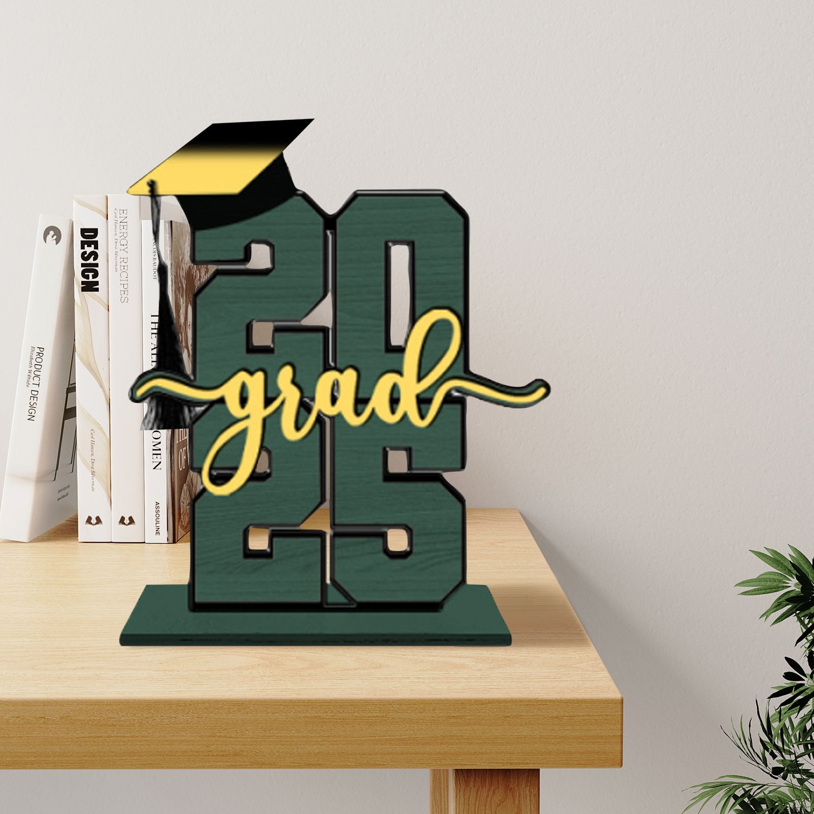 Wooden Table Sign Class Of Graduation Decorations Sign Class Of ...