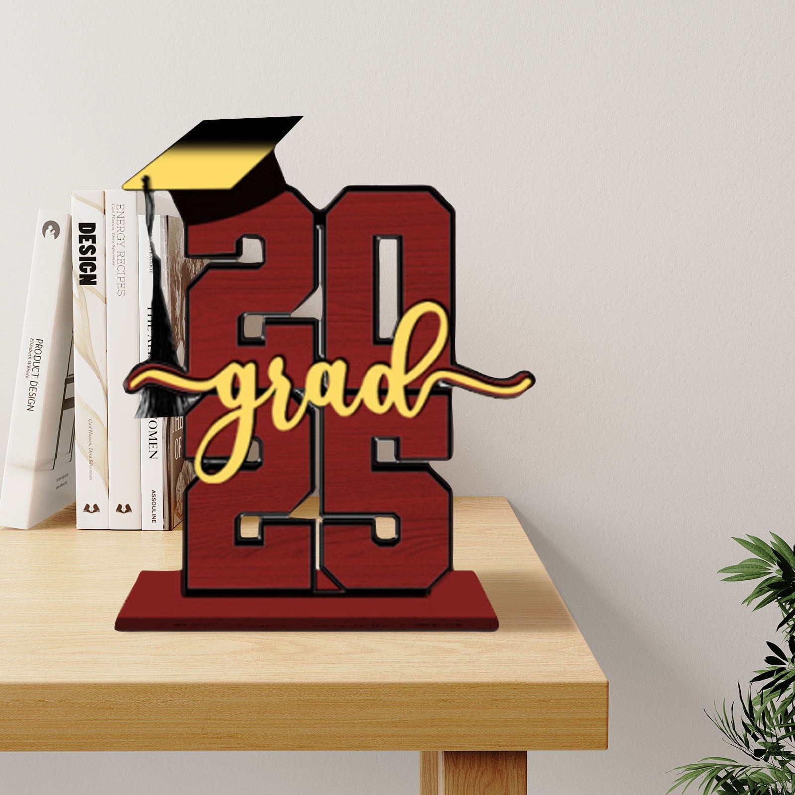 Wooden Table Sign Class Of Graduation Decorations Sign Class Of ...