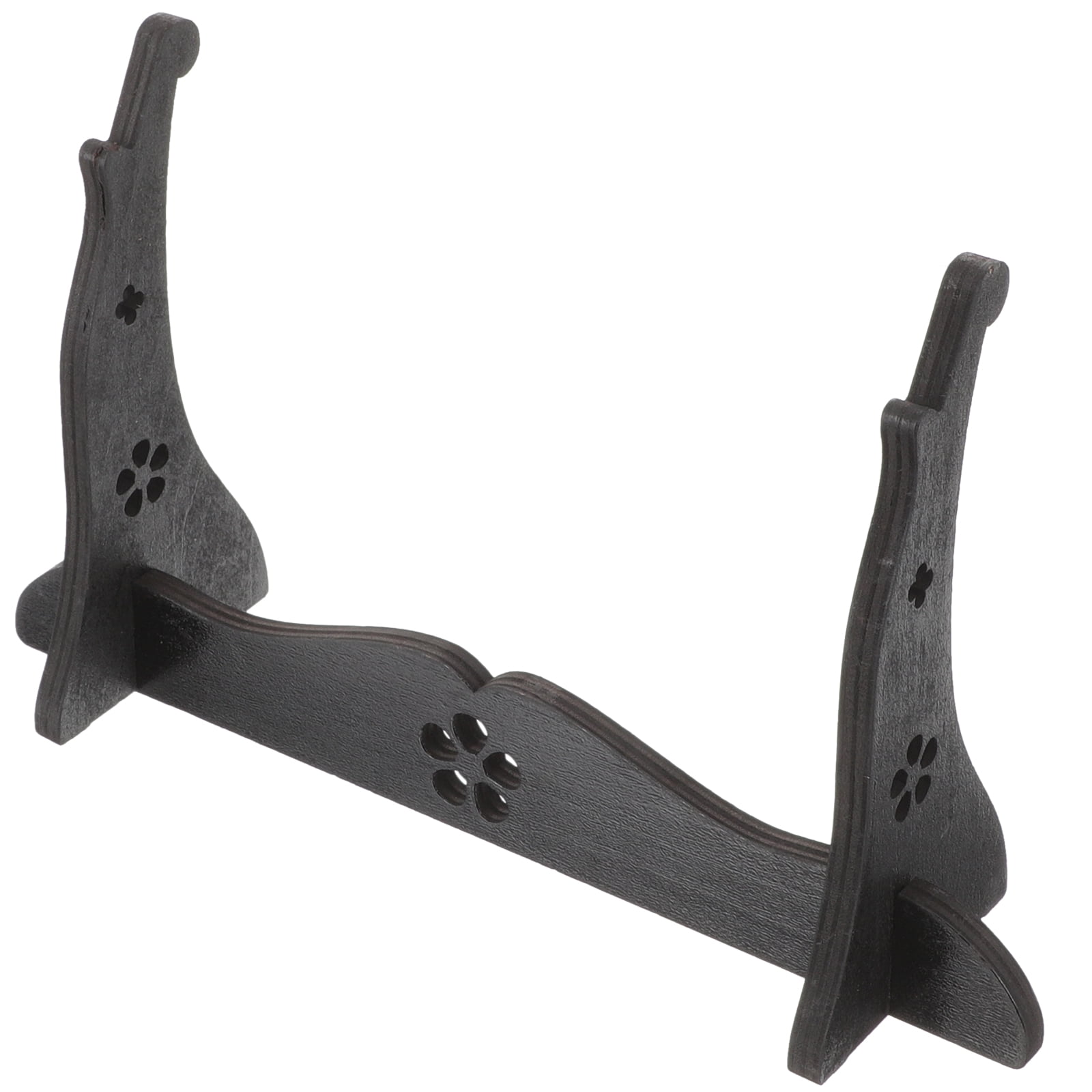 Wooden Tabletop Decor Desktop Organizer Shelf Sword Display Stand ...