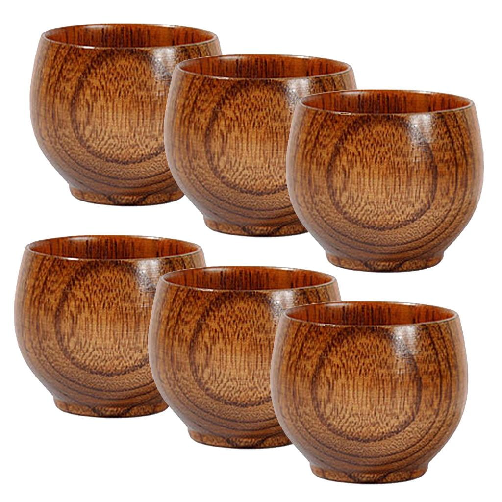 Wooden Tea Cups Wood Tea Cup,Wooden Teacups Coffee for drinking Hot ...