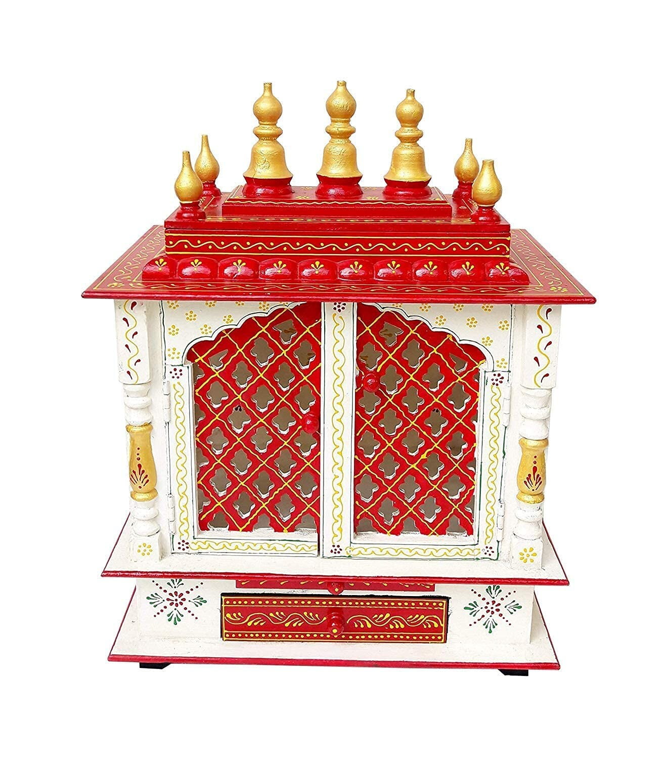 Wooden Temple For Home / Home Temple /Pooja Mandir/ Pooja Mandap ...