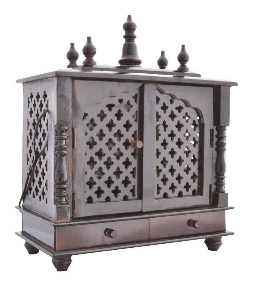 Wooden Temple Handcrafted Rajisthani Wall Hanging Pooja Mandir / Pooja ...