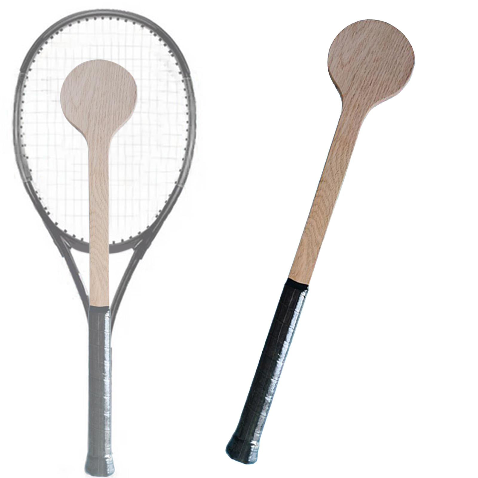 Wooden Tennis Spoon Sweet Trainer Racket - Practice Accurately, Improve ...