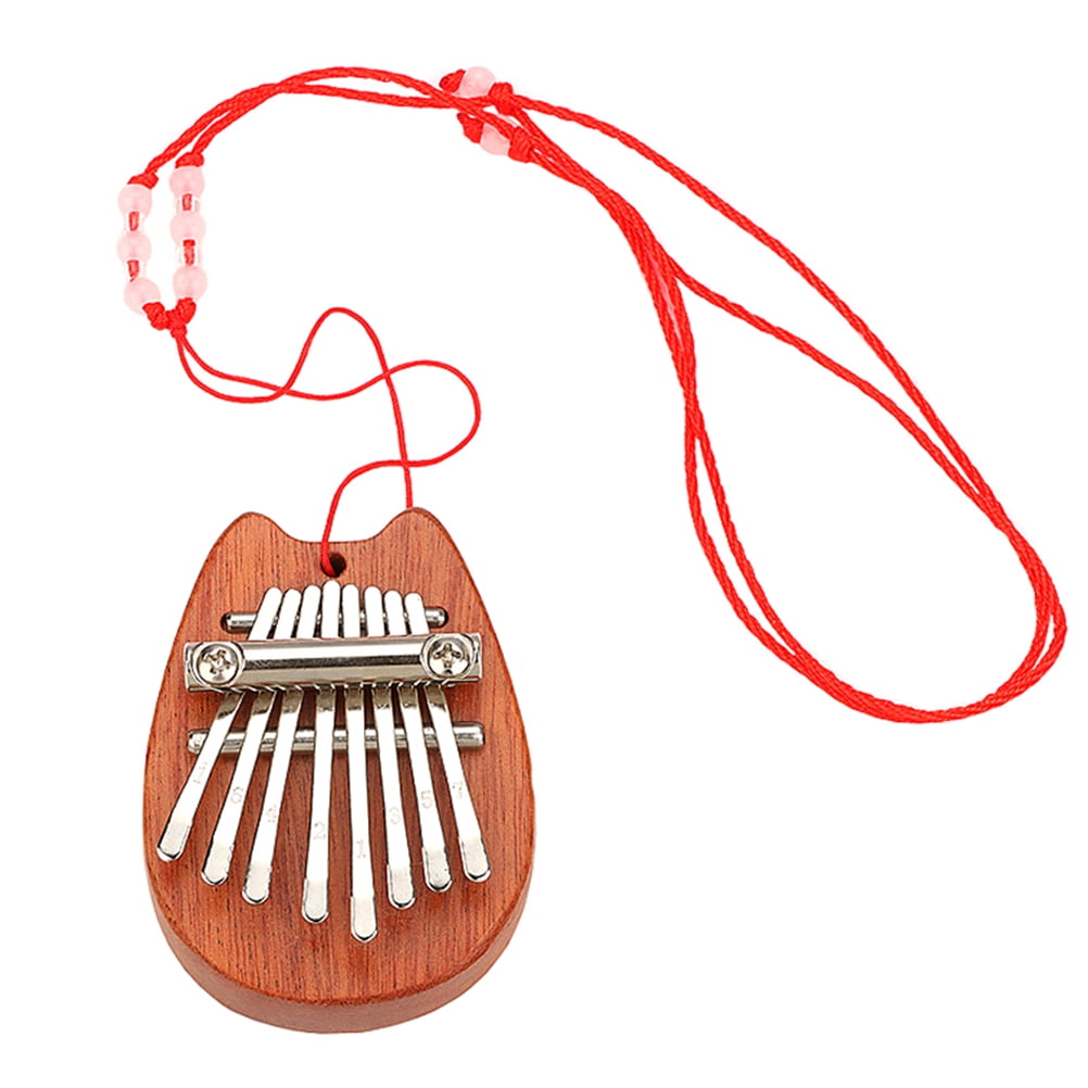 Wooden Thumb Piano Portable Musical Instrument Kalimba Delicate Thumb ...
