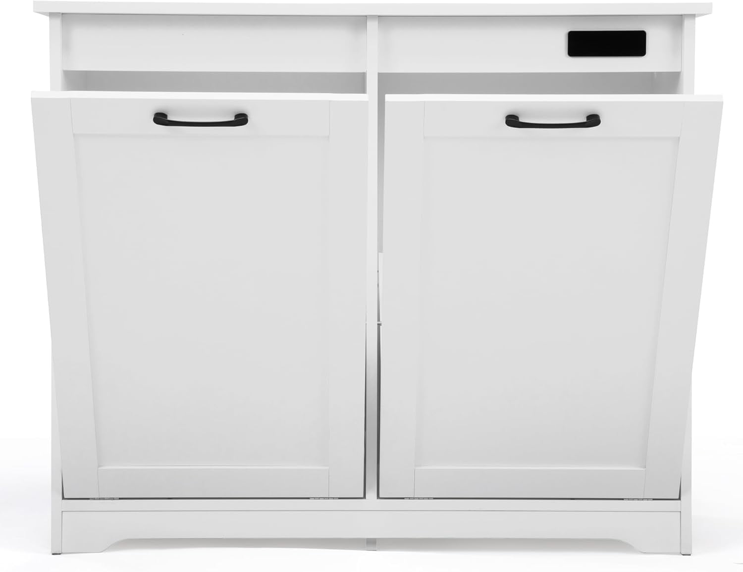 Wooden Tilt Out Trash Cabinet Kitchen Trash Can Rack Recycling Bucket ...