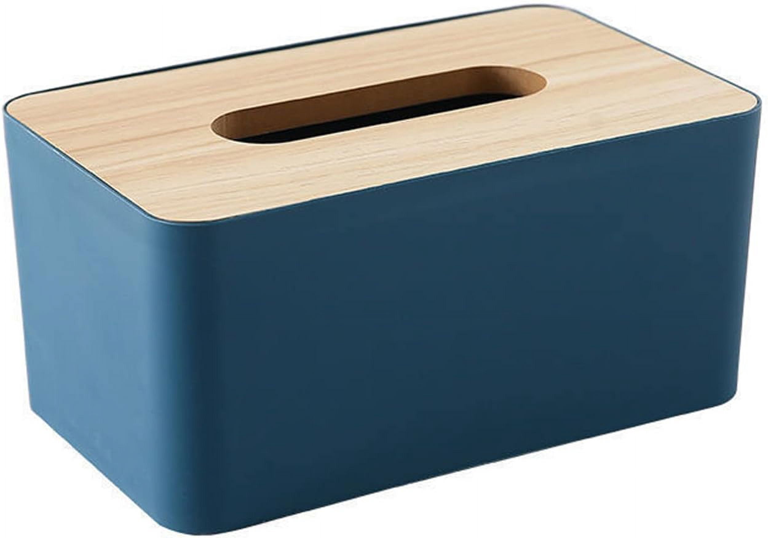 Wooden Tissue Box Cover, Tissue Face Tissue for Bathroom Vanity ...