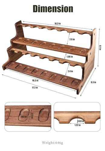 Wooden Tobacco Pipe Stand,Wood Pipe Stands Holder for Smoking Pipes ...