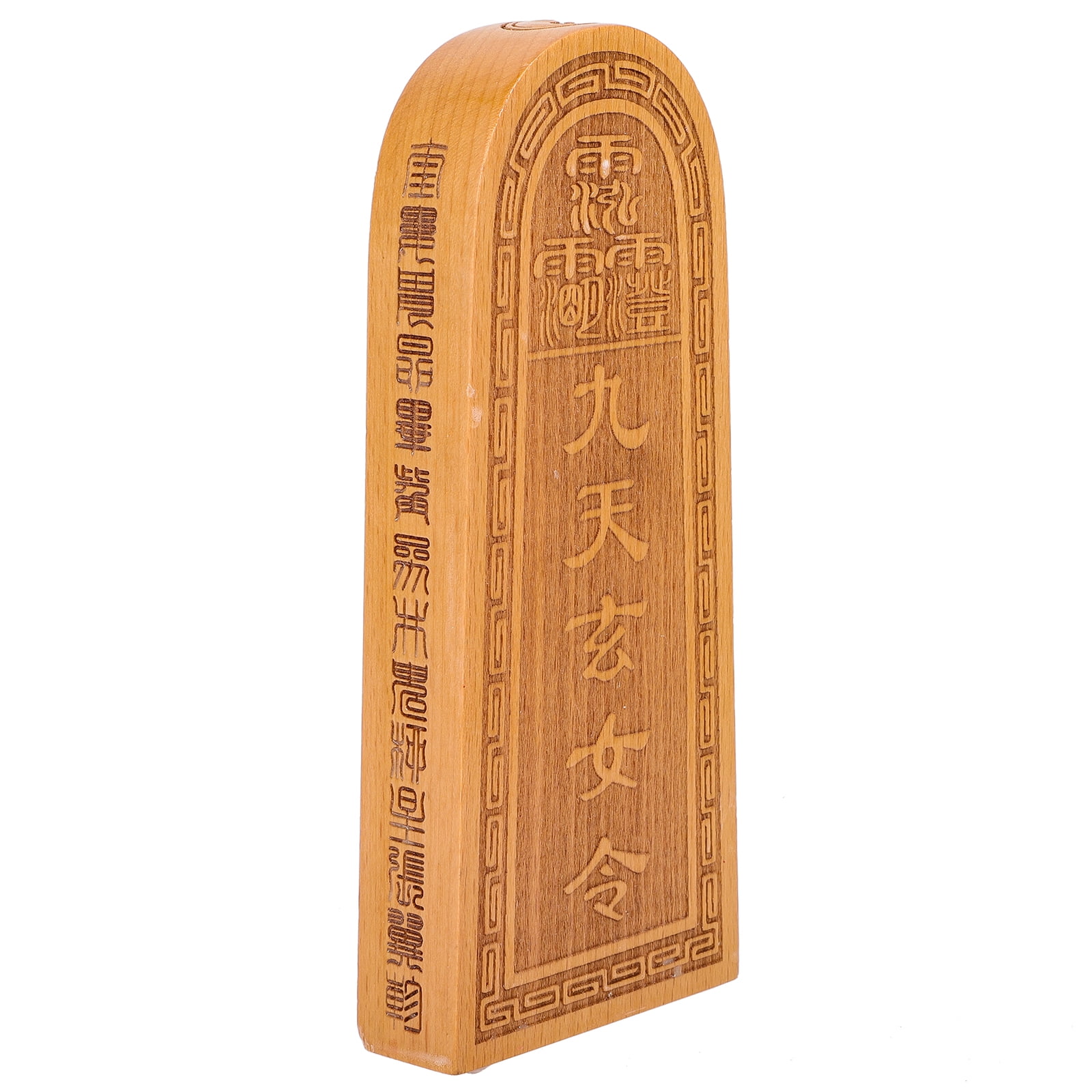 HEALEEP Token Shape Wood Decoration Desktop Decor 1Set 17.5x7cm ...