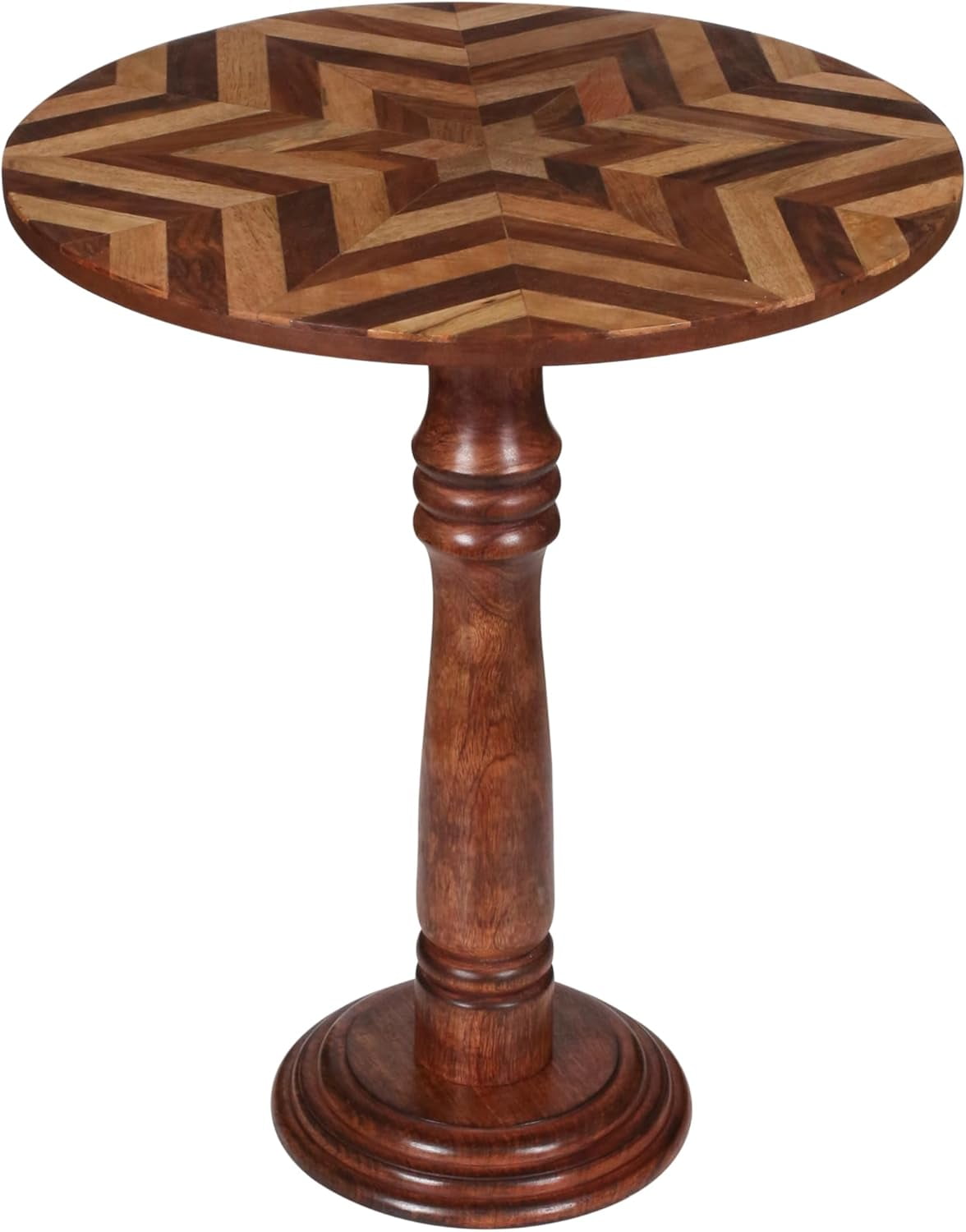 The Wooden Town Coffee Table, Round Side Table, Round End Table, Altar ...