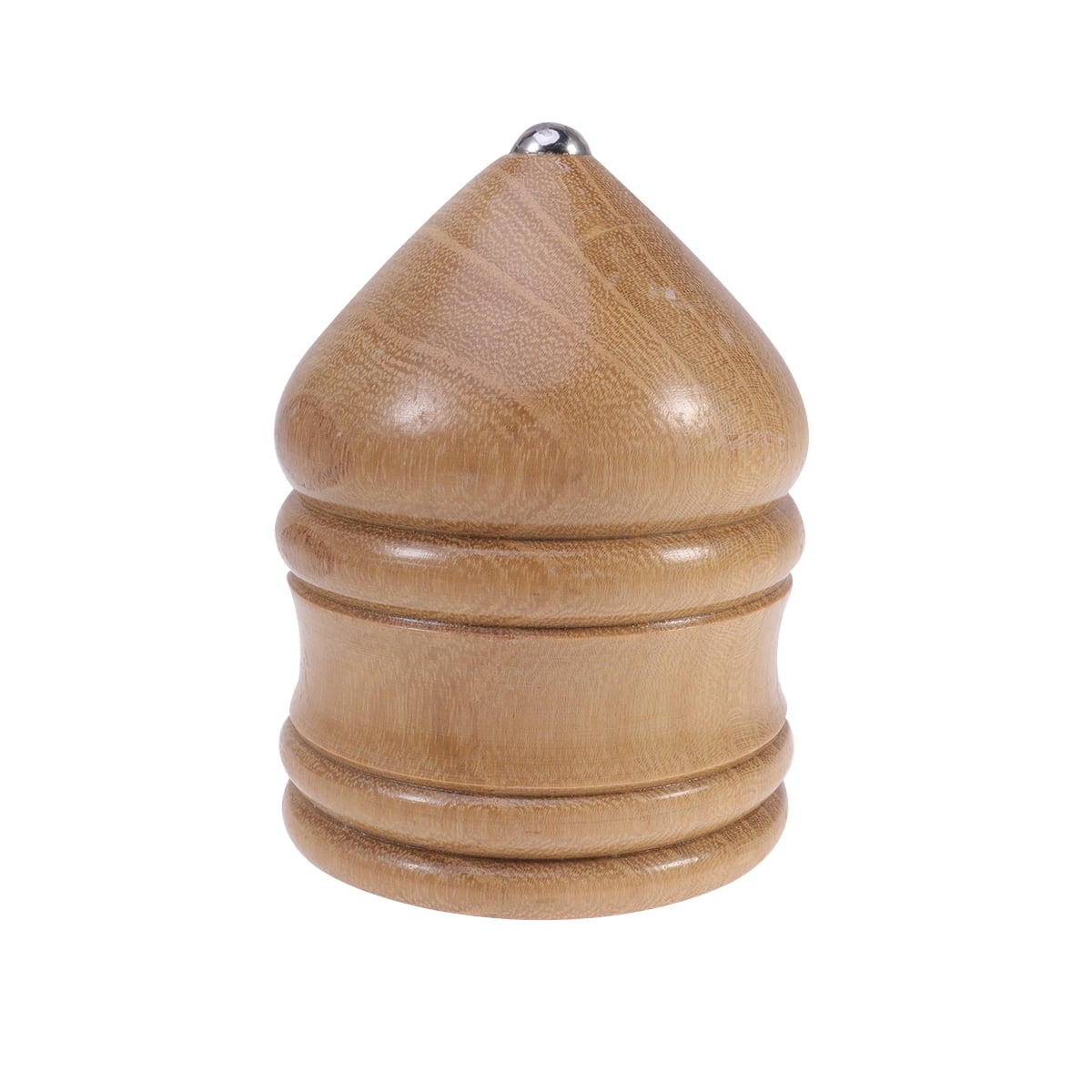 MOKKHNB DIY Round Top Gyroscope Toy Brown Elm Wood 1Pack 3.1in ...