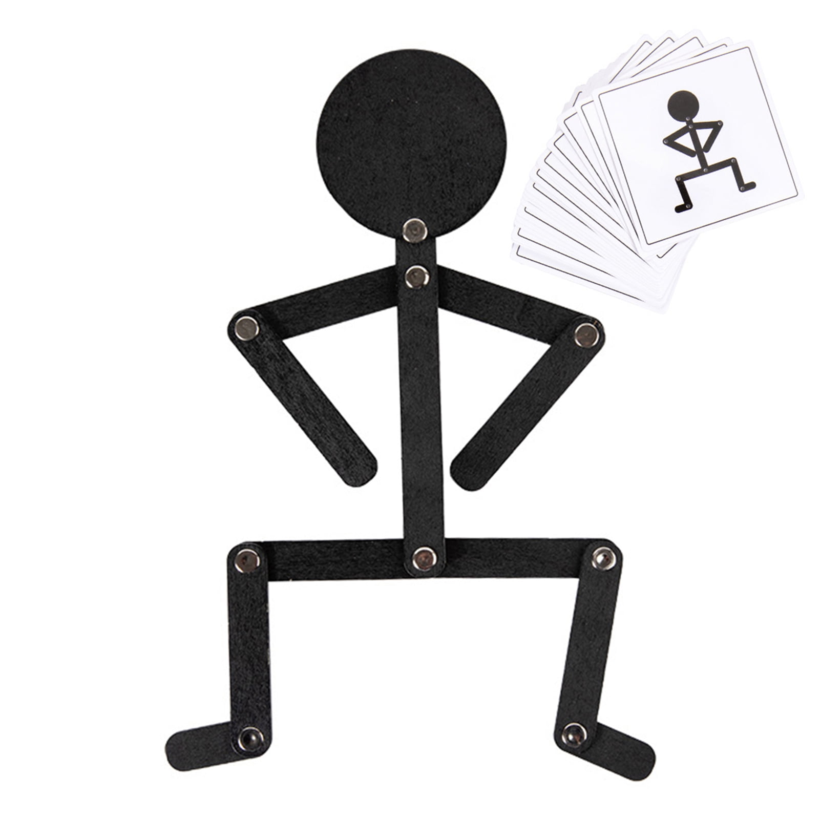 Wooden Toys Set - Flexible Man Posing - Creative Early Childhood ...