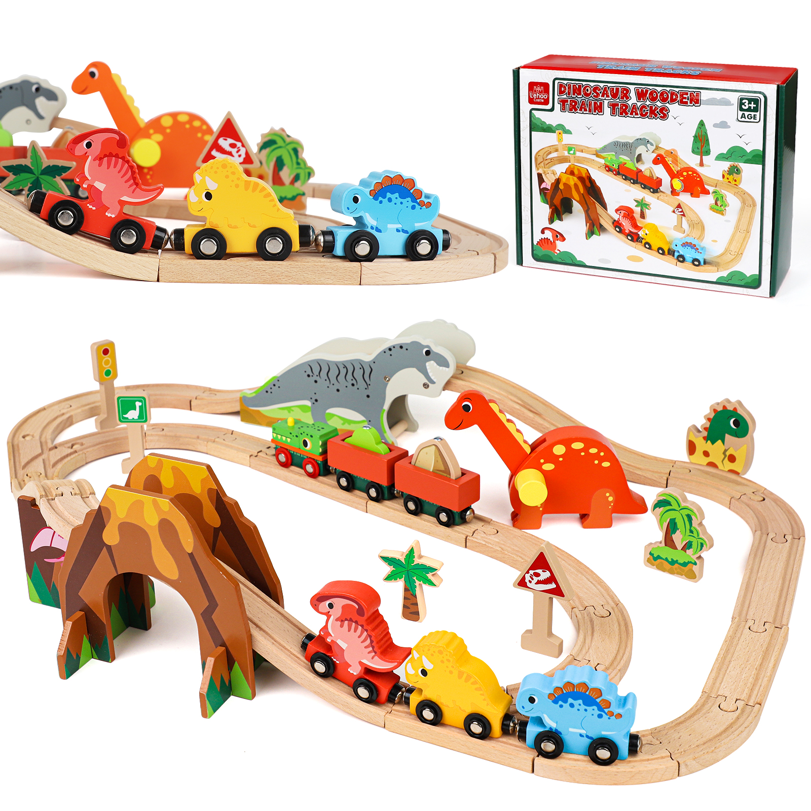 Models Train Set Toy, Large Size Dinosaurs Electric Train Toy with ...