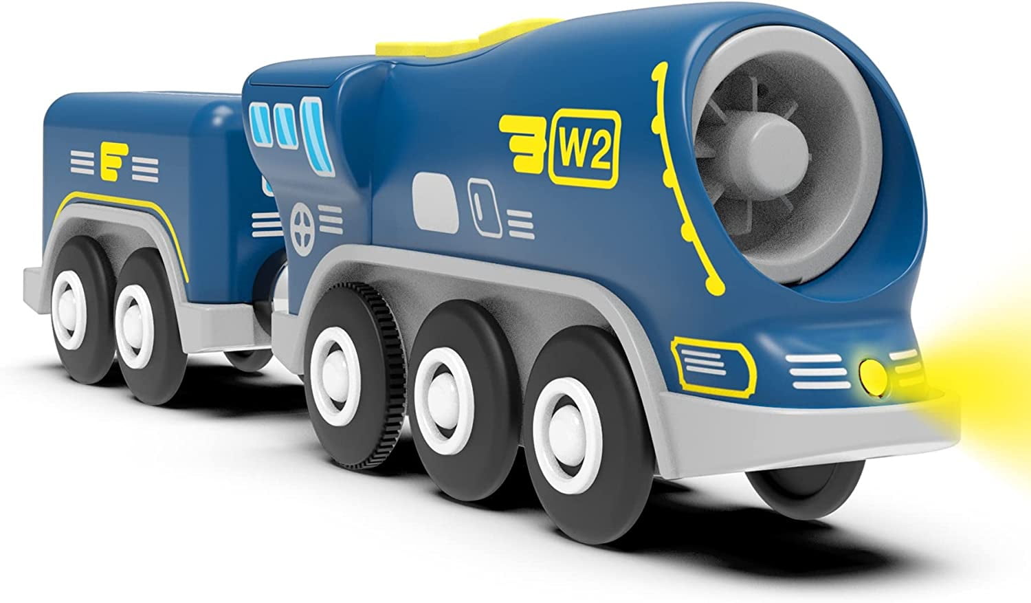 Wooden Train Track Accessories Battery Operated Locomotive Train ...