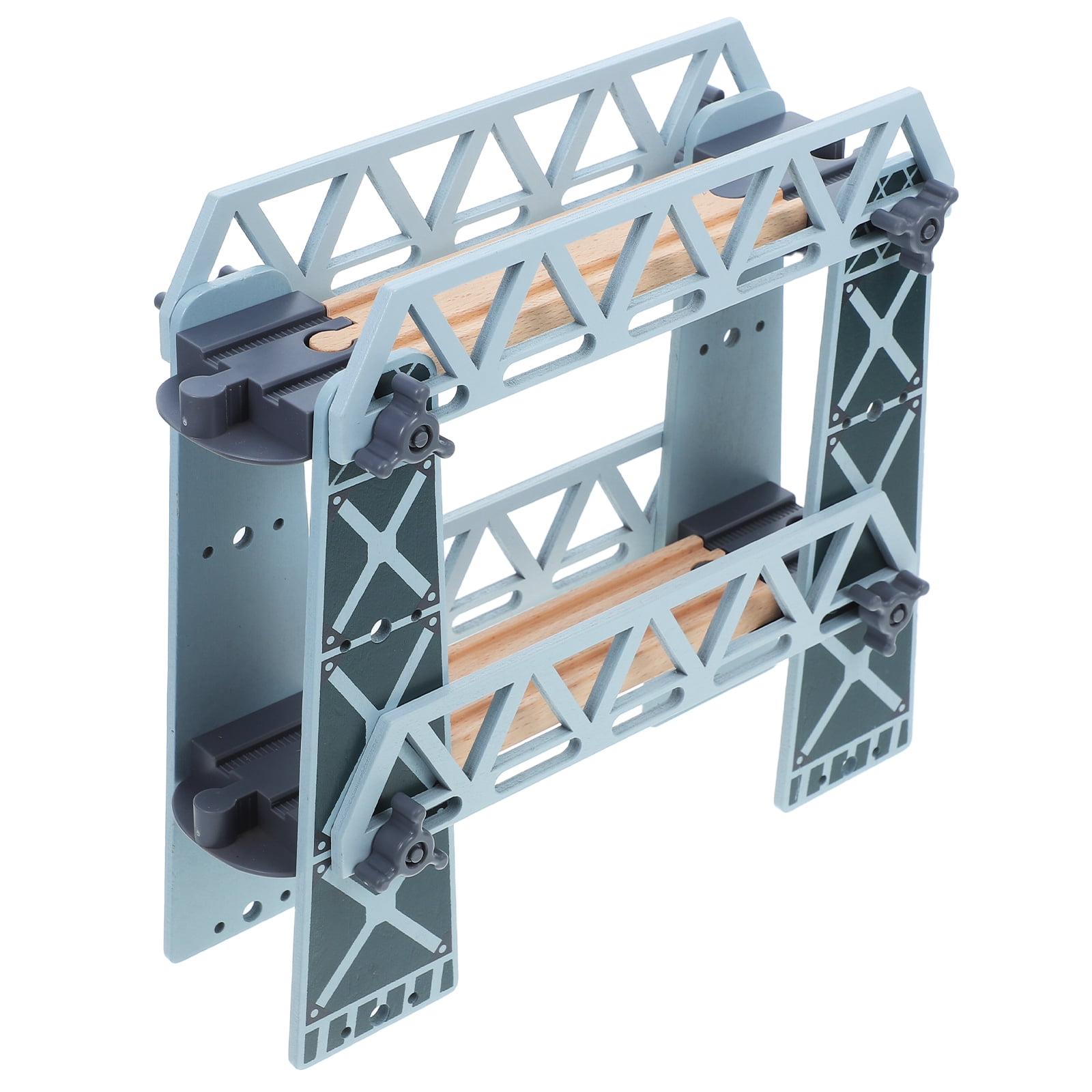 Wooden Train Track Bridge 1 Set Wooden Model for Kids Toddlers Train ...