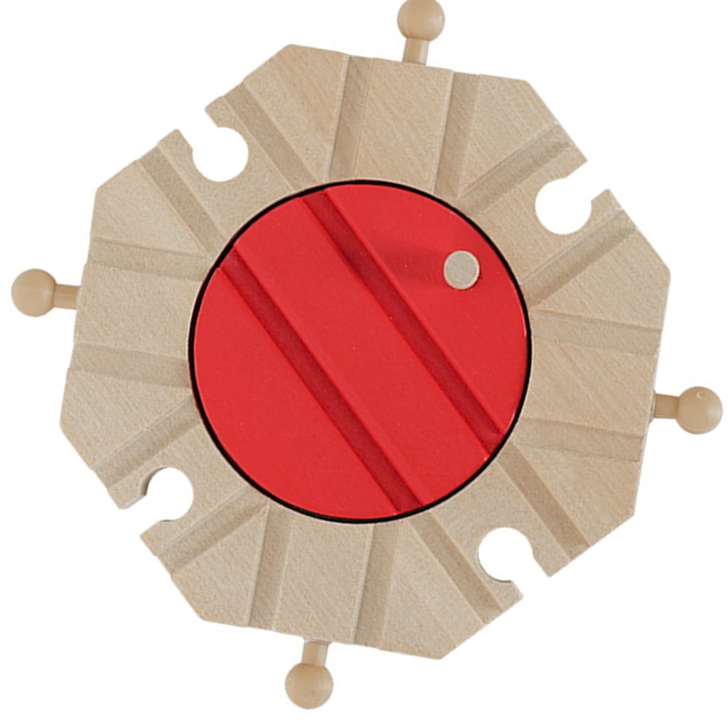 Wooden Train Track Connector with Safe Interlockings Edges & Expandable ...