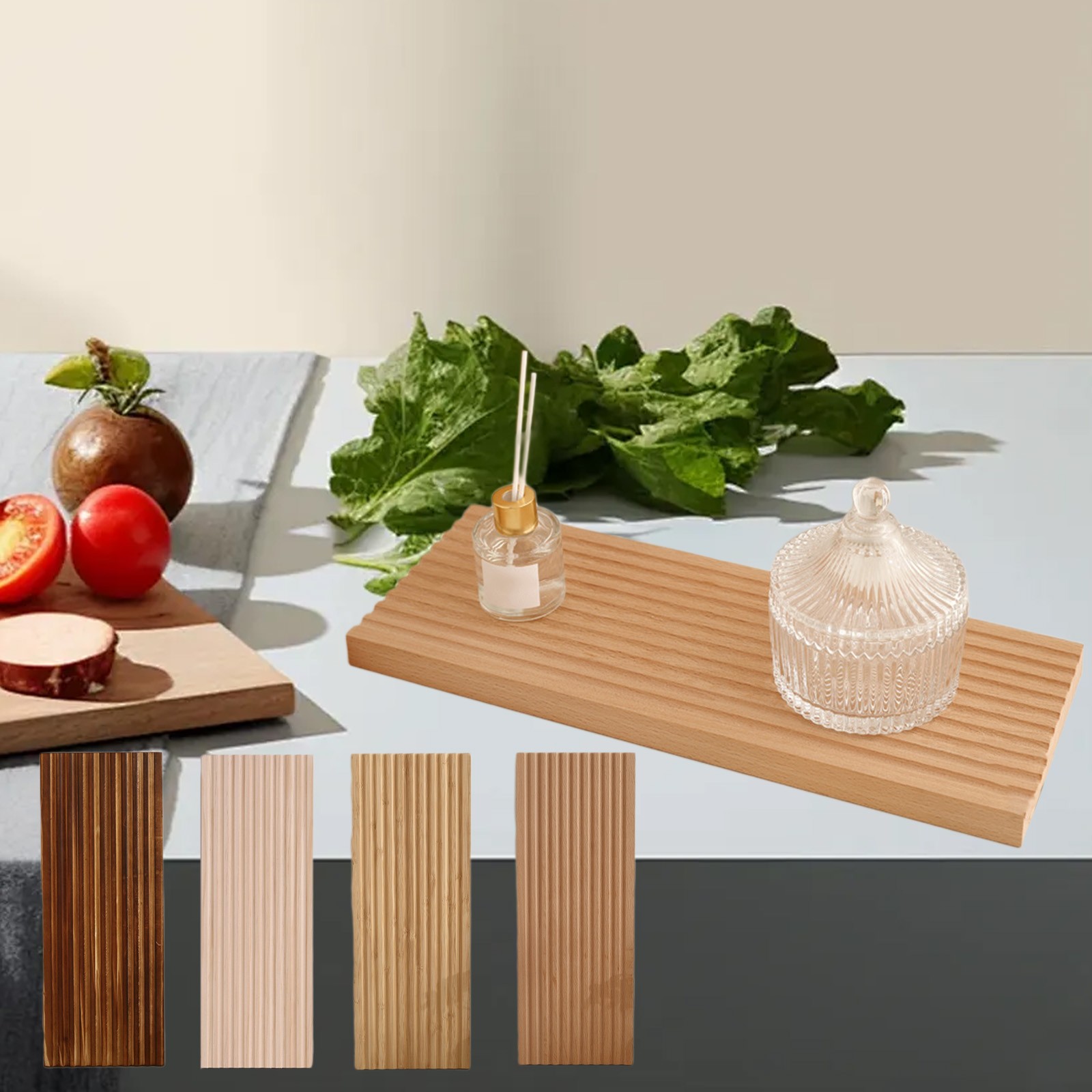 Wooden Tray Japanese Desktop Tray Storage Tray - Walmart.com