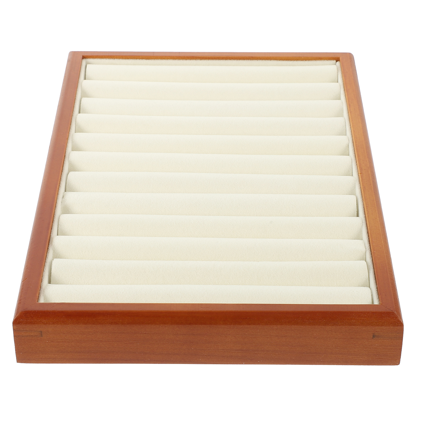 Wooden Tray Jewelry Display Necklace Container Plate Retro Solid and ...