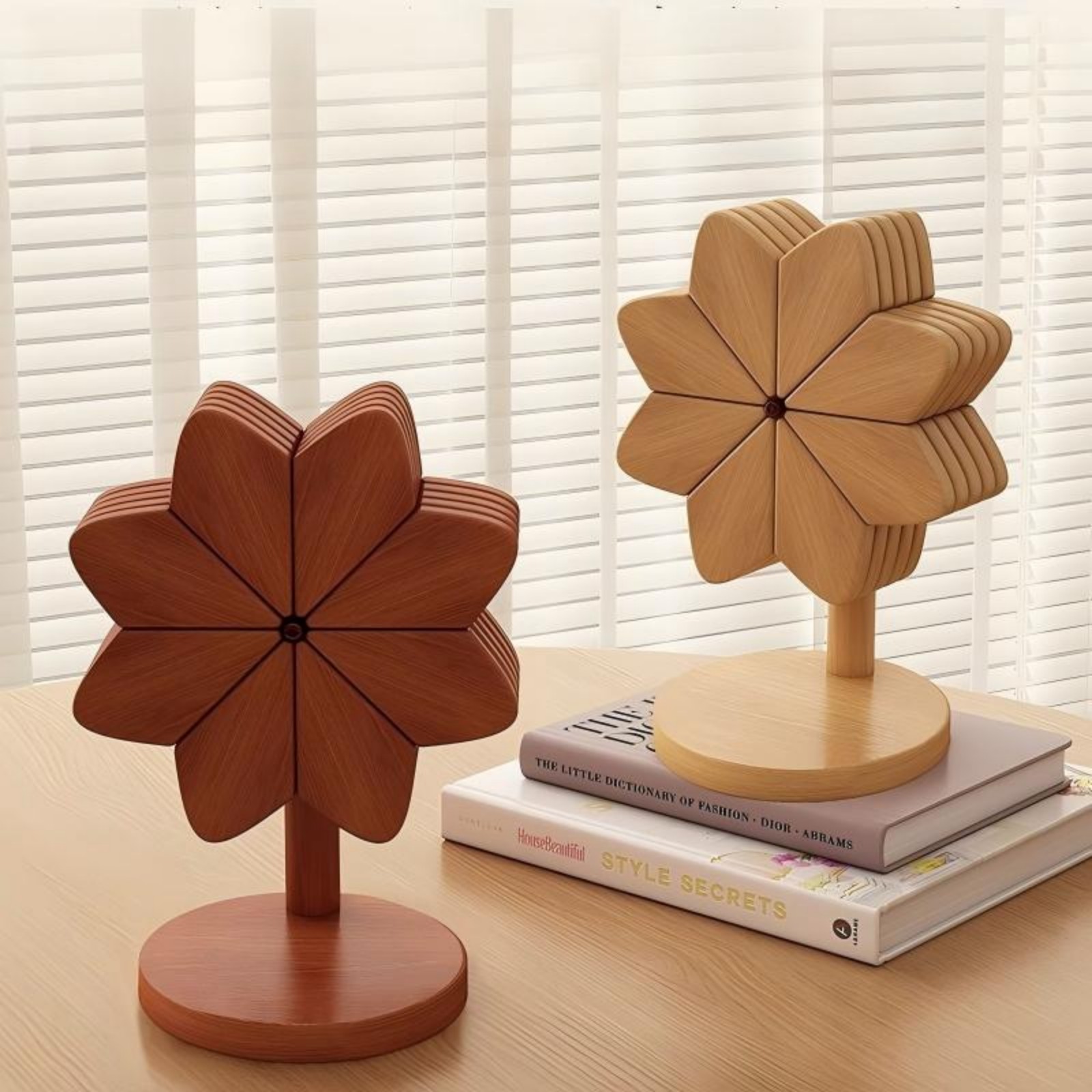 Wooden Tree Coaster, Trivet for hot Dishes, Trivet for hot Pot and Flat ...