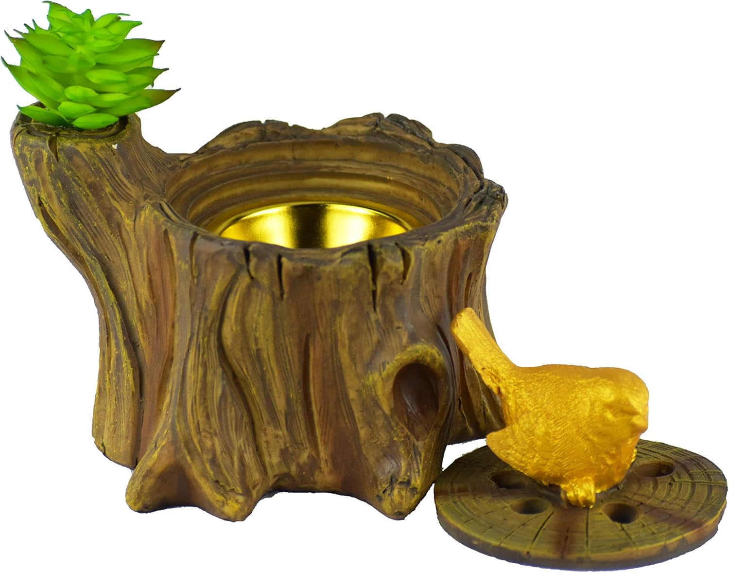 Wooden Tree Incense Burner | Resin Burner for Office Home | Arabia ...