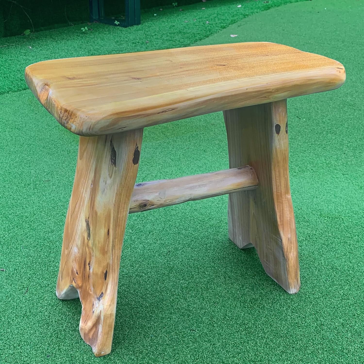 Wooden Tree Stump Plant Stand Stool Side Table,Small Natural Wood Bench ...